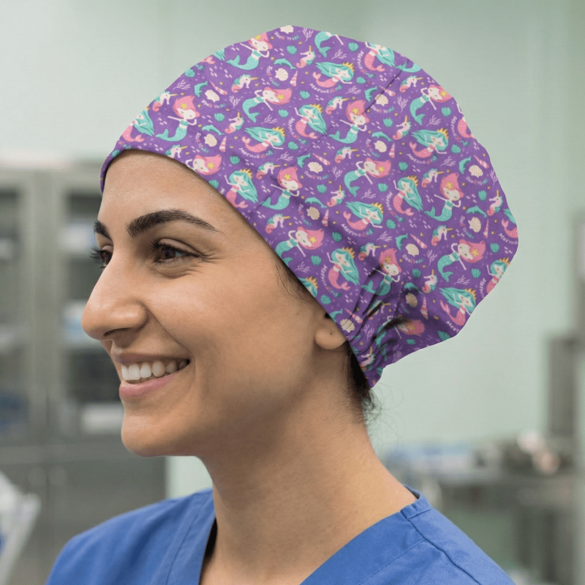 Pun-tastic: Mermazing! Scrub Cap – Medicus Caps
