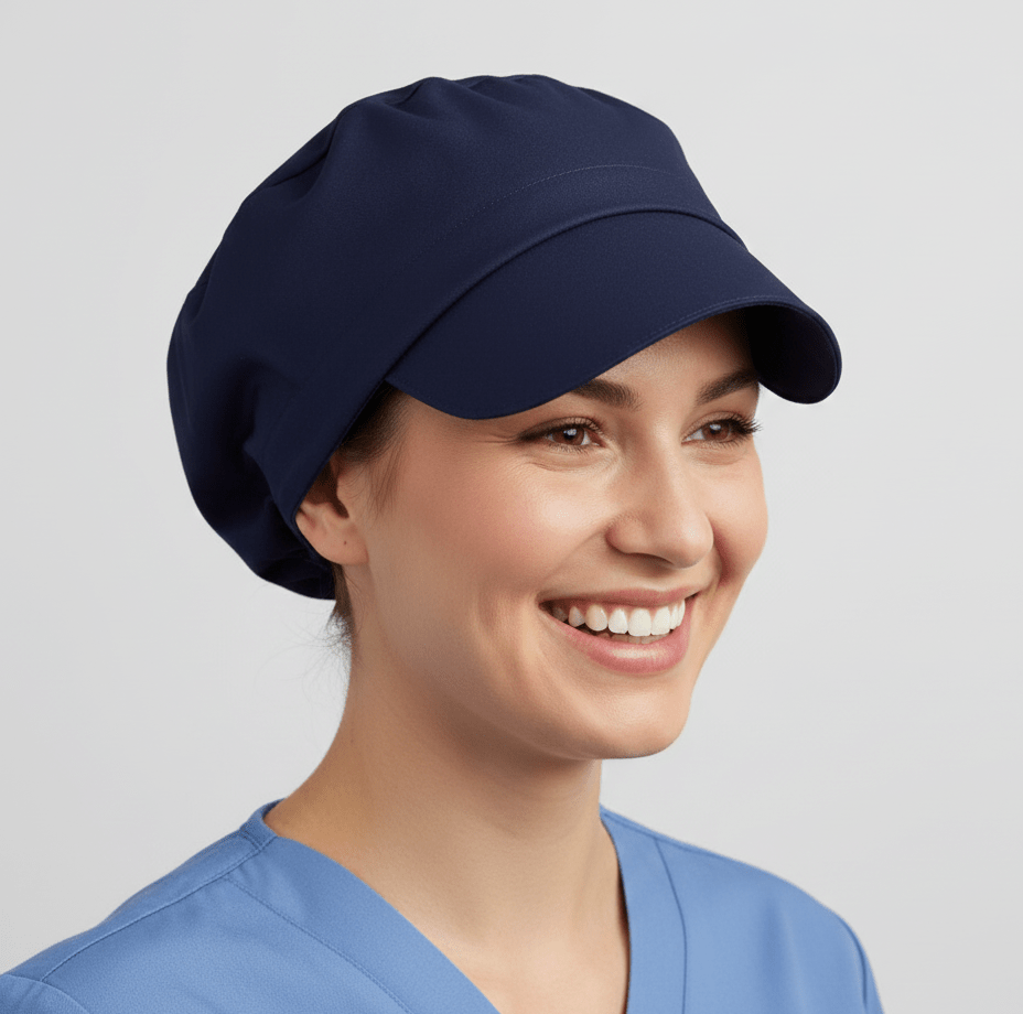 Premium Scrub Cap With Flux Peak – Medicus Caps
